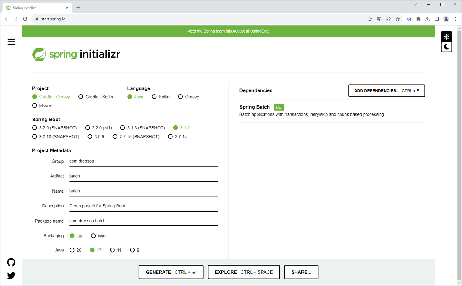Spring Boot 2.6.6 から 3.1.2 へのバージョンアップ対応 #Java - Qiita