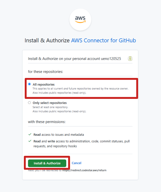 CodePipelineテンプレートとGitHubConnectionによるパイプラインの簡易的構築 #AWS - Qiita
