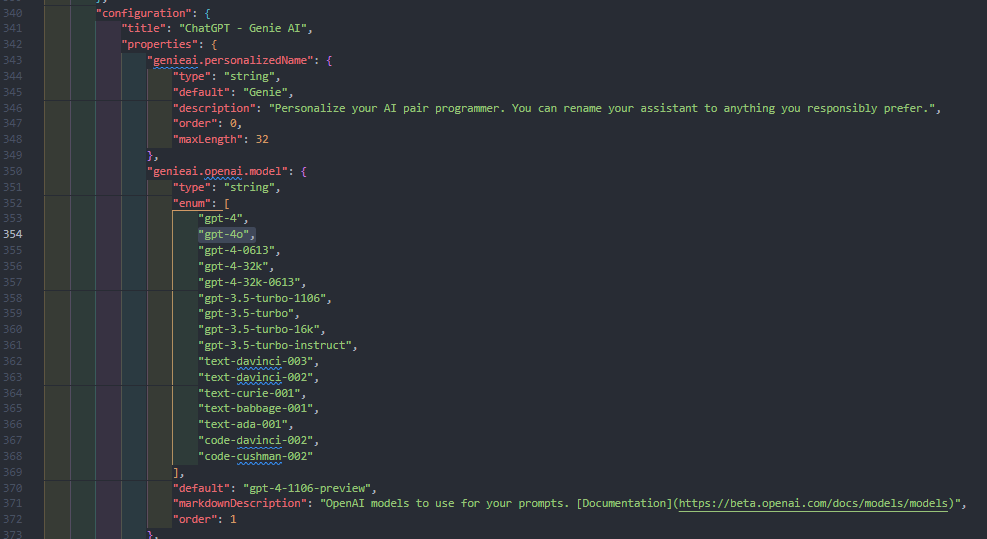【VSCode】拡張機能 GenieAIでGPT-4o miniを使う #ChatGPT - Qiita