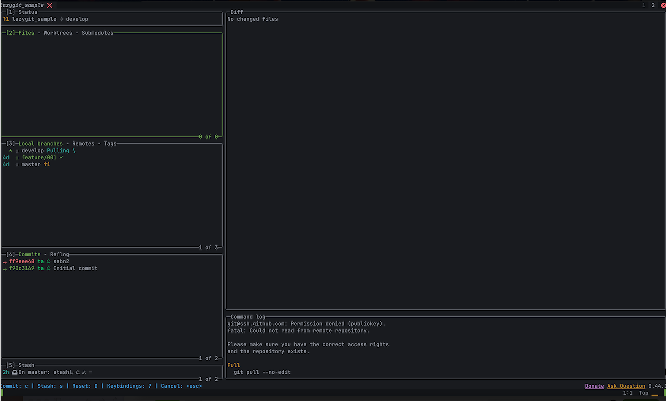 lazygitチートシート[ターミナル(TUI)でgitをキーボードで操作して快適なgitライフを送ろう！] #Git - Qiita