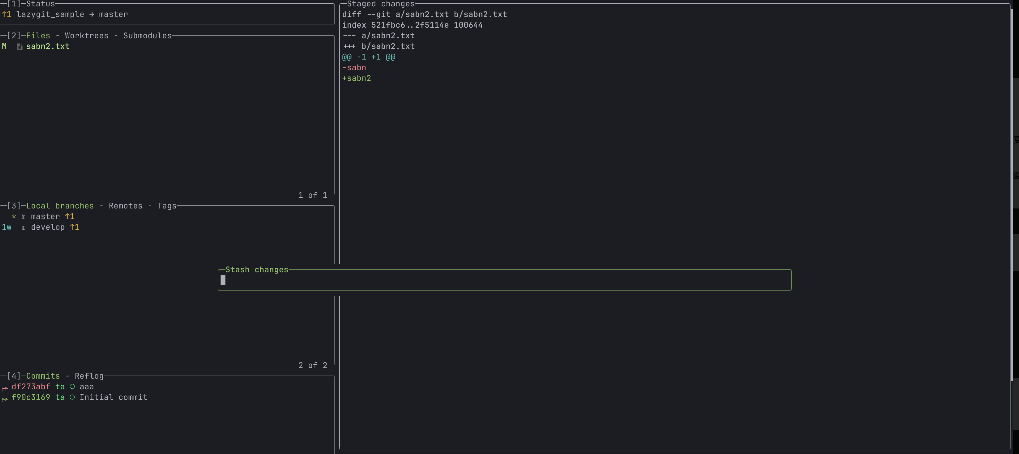 lazygitチートシート[ターミナル(TUI)でgitをキーボードで操作して快適なgitライフを送ろう！] #Git - Qiita