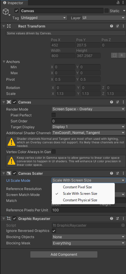 Unityで画面のサイズとUIのサイズを比例させる方法 #canvas - Qiita