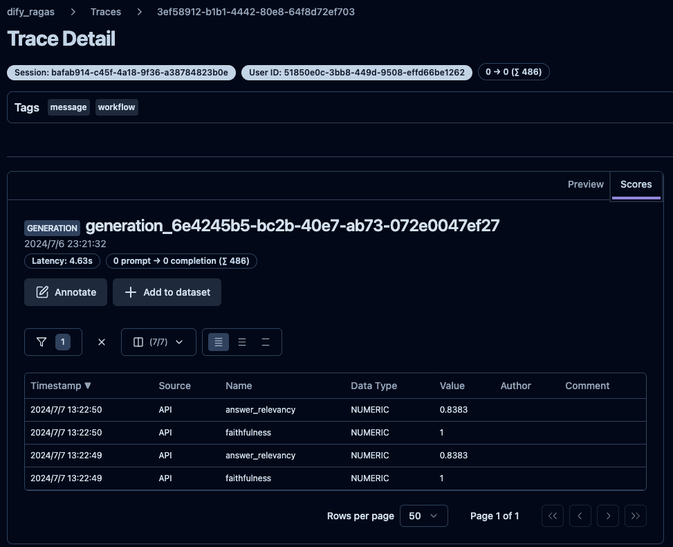[Dify]RAGを評価するためにDify+langfuse+Ragasで連携してみた #LLM - Qiita