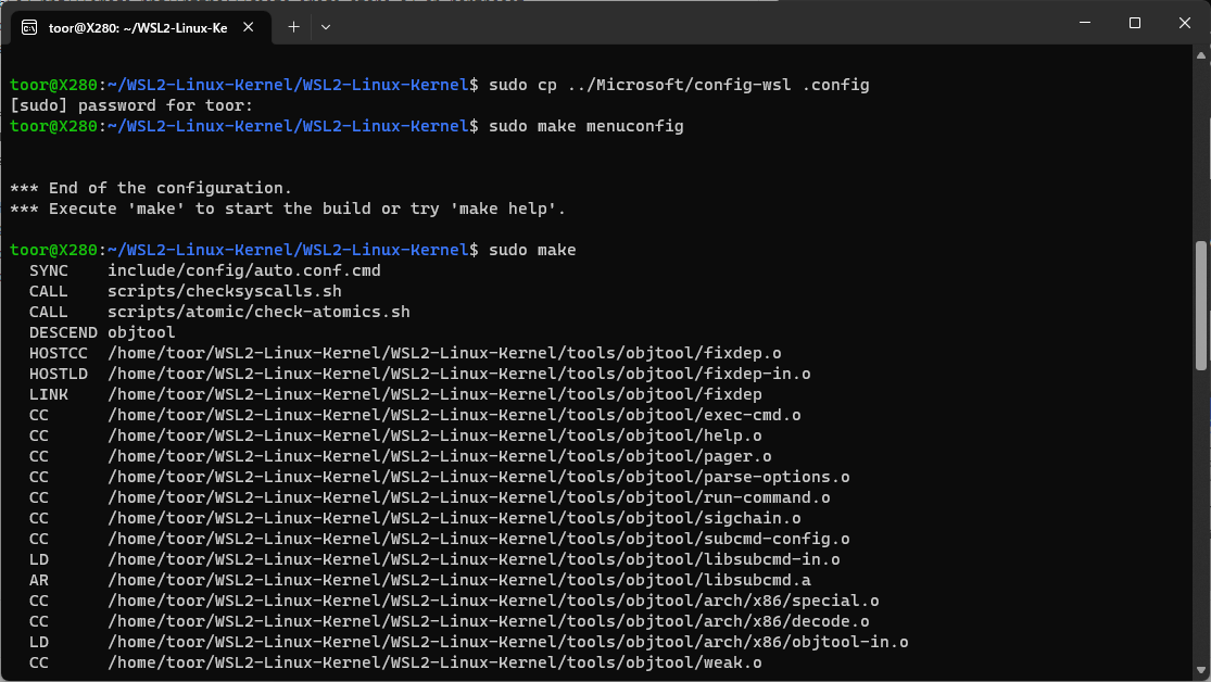 WSL2で使うlinuxカーネルのリビルド #WSL2 - Qiita