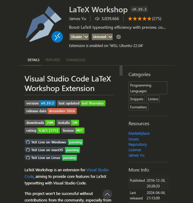 LaTeX環境構築（VSCode + LuaLaTeX） #物理 - Qiita