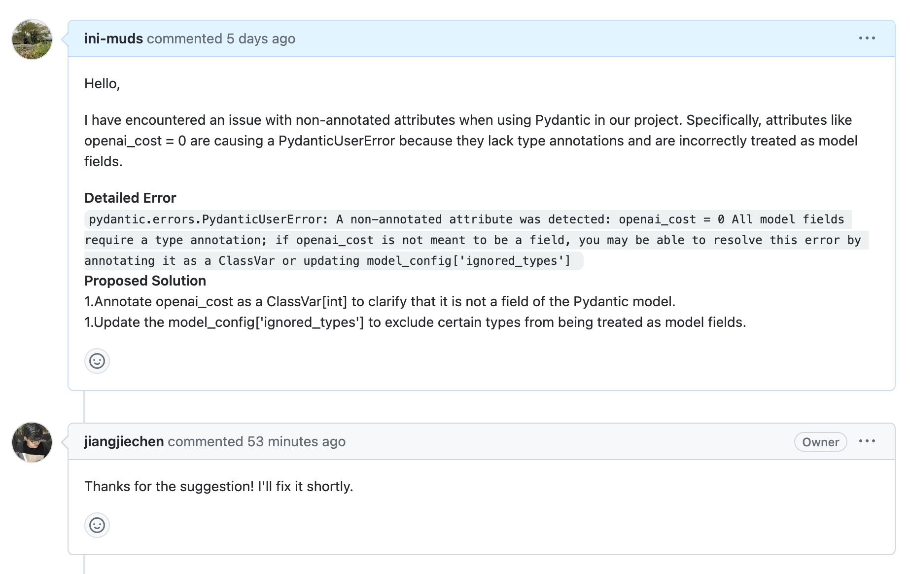 LLM開発のPydanticエラーを修正する #LLMエージェント - Qiita
