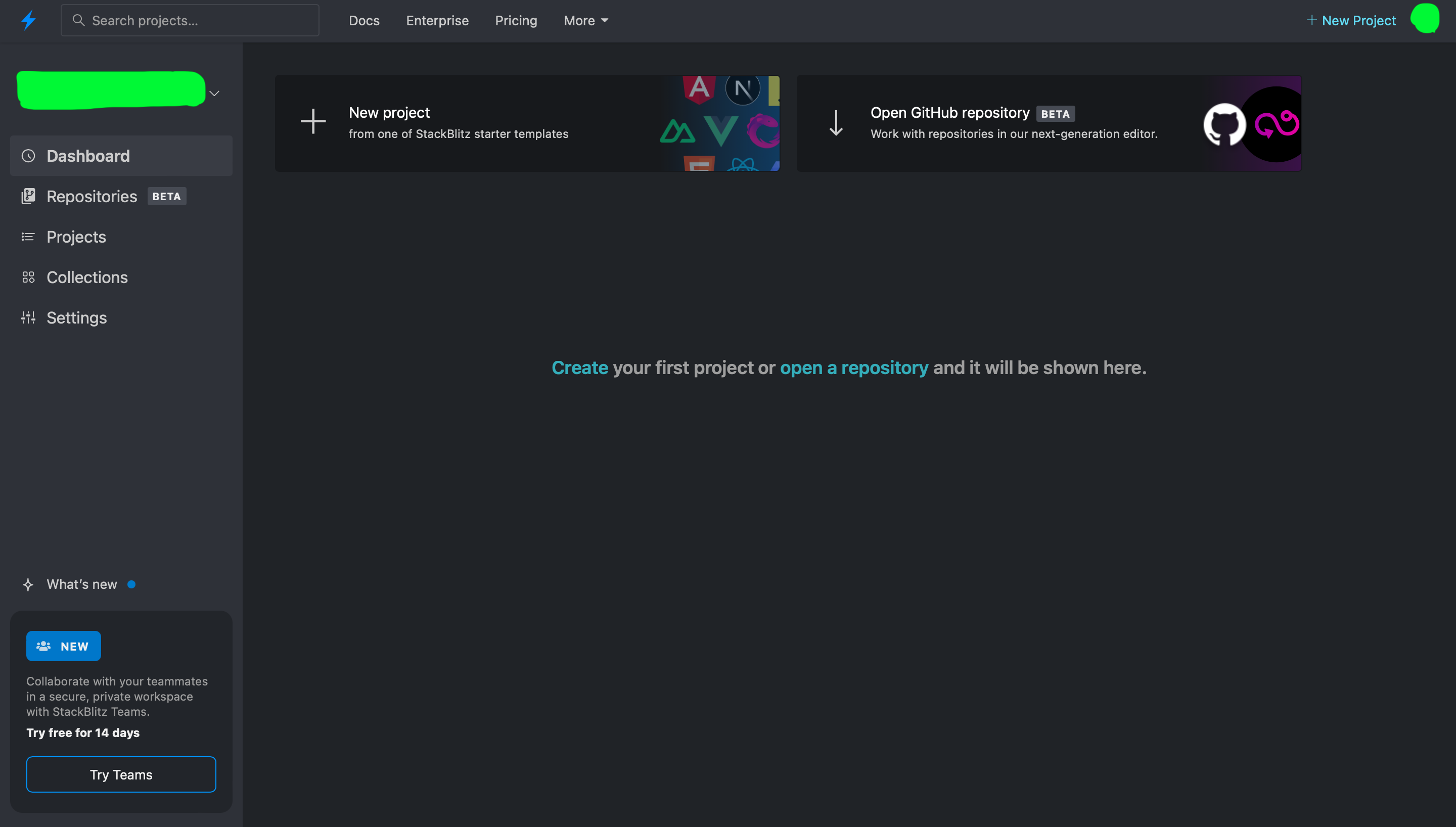 StackBlitzで簡単開発環境作成 #stackblitz - Qiita