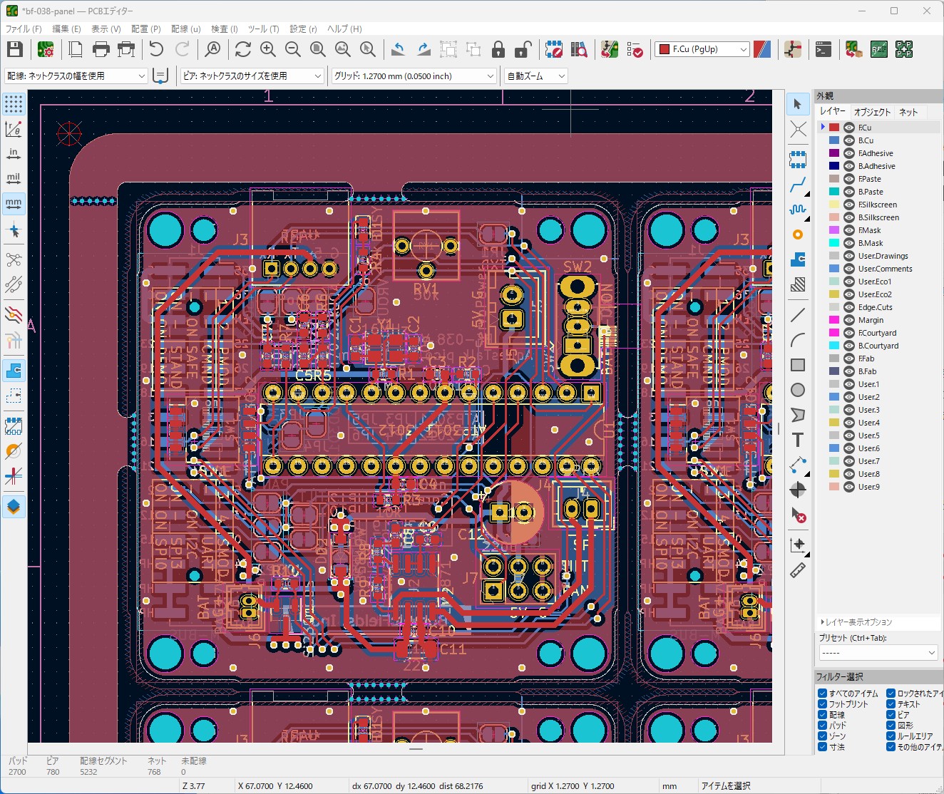 KiCadのプラグインKiKitを使って面付けし、JLCPCBに発注する #PCBassembly - Qiita