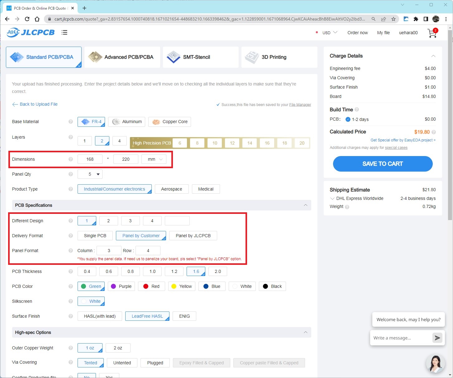 KiCadのプラグインKiKitを使って面付けし、JLCPCBに発注する #PCBassembly - Qiita