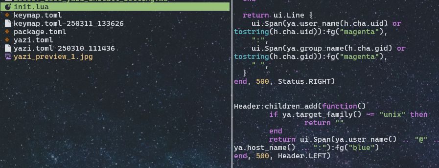 yazi-1: CLI file manager , created with Rust. #Linux - Qiita