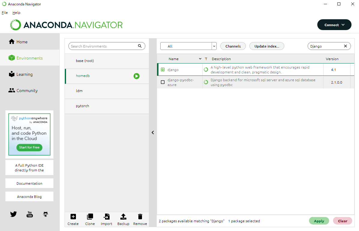 DjangoをVSCode+Anacondaで開発（Windows） #Python - Qiita