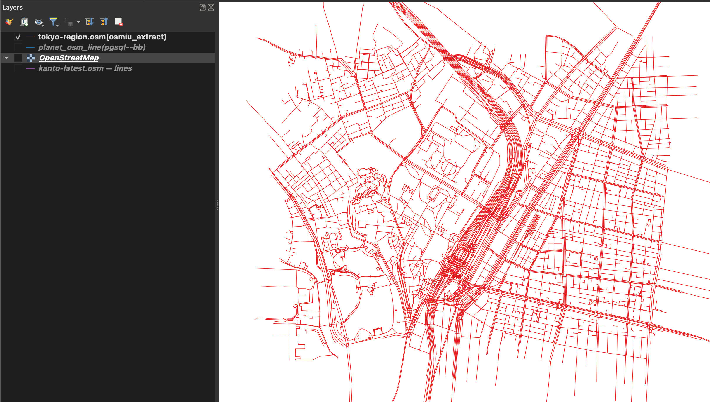 バウンディングボックスでOpenStreetMapデータ部分的に抽出する #QGIS - Qiita