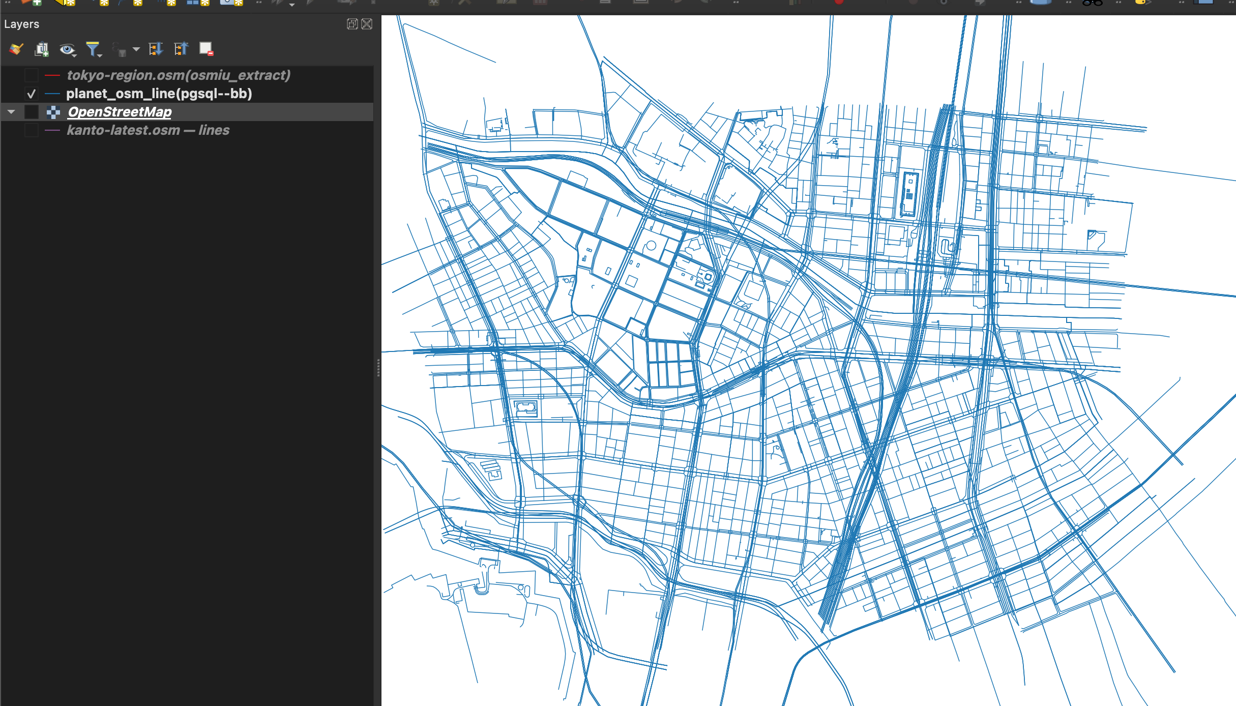 バウンディングボックスでOpenStreetMapデータ部分的に抽出する #QGIS - Qiita