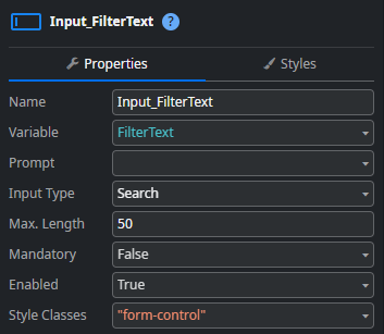 検索付きの一覧を作成する #outsystems - Qiita