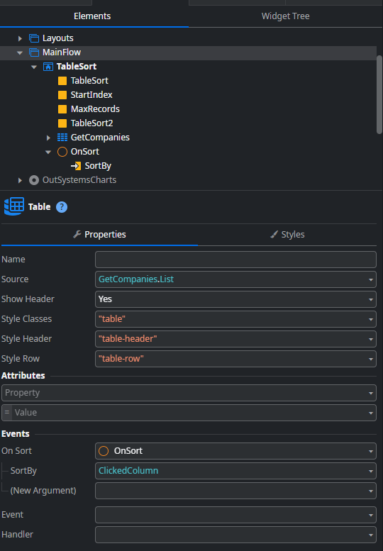 【OutSystems】Tableのソート実装 #outsystems - Qiita
