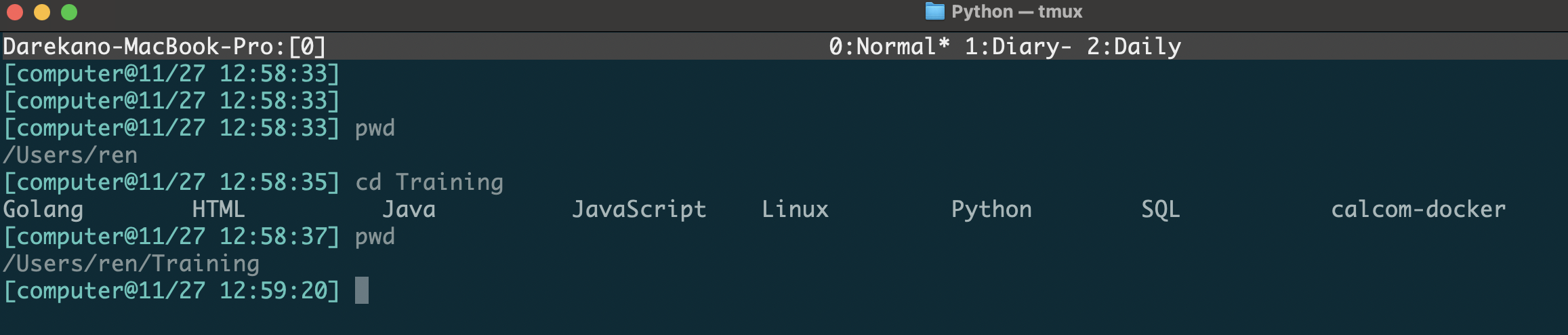 改めてLinuxコマンドを理解する【cd,pwd,ls編】 #shell - Qiita