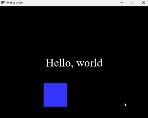 PygameとPygletを同時に動かす（＆初めてのPyglet備忘録） #Python3 - Qiita