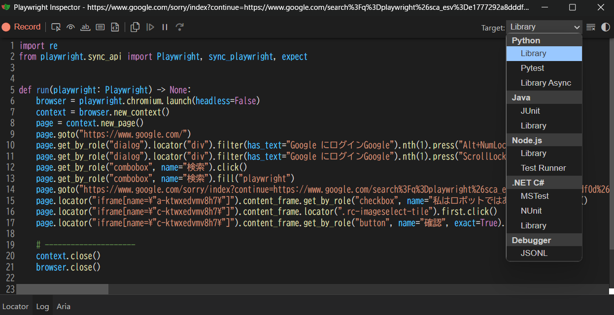 Playwright in Python #Python3 - Qiita