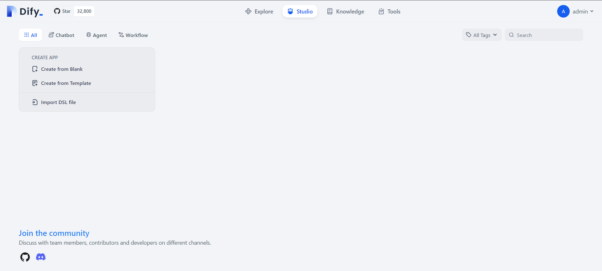 🐢Dify | インストール #AI - Qiita