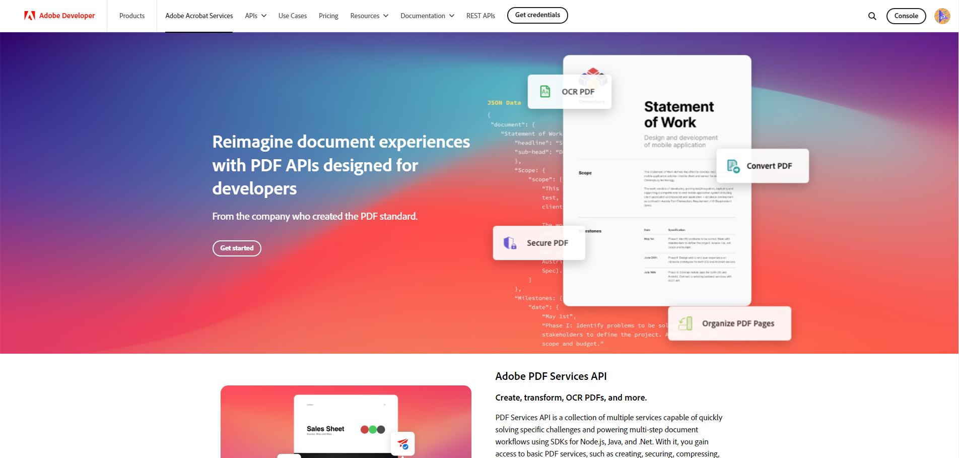 Adobe Document Services APIを使ってみよう #PDF - Qiita