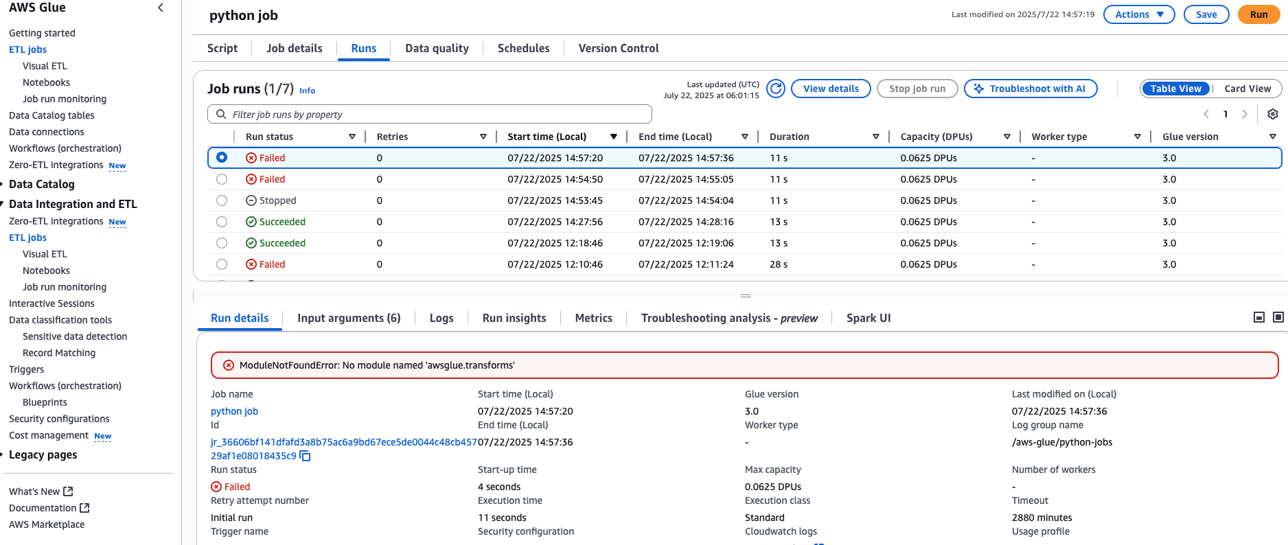 【データ基盤】AWSのETLのSaaSであるGlueのハンズオン #glue - Qiita