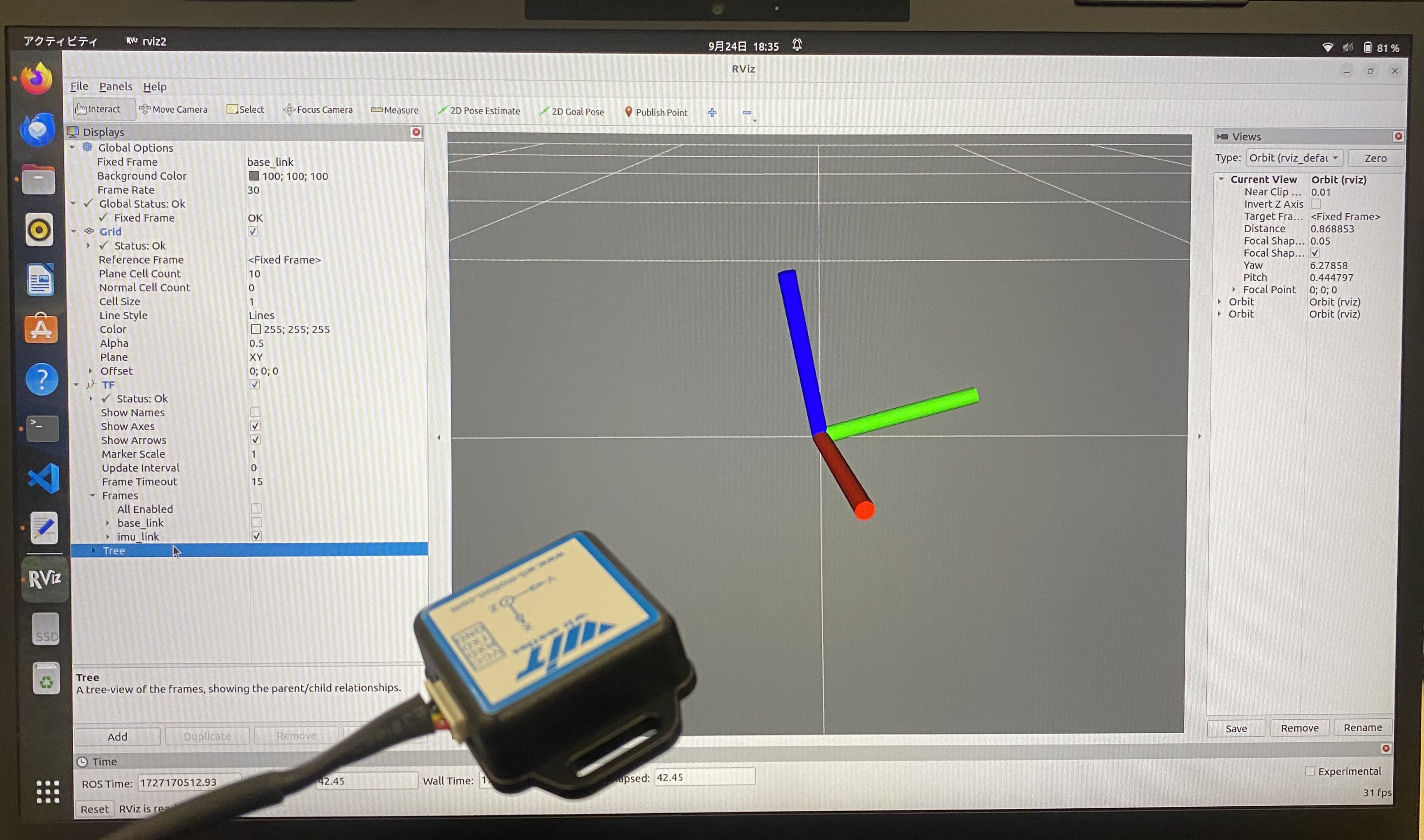 Witmotion IMUの動作方法（ROS2） #自動運転 - Qiita
