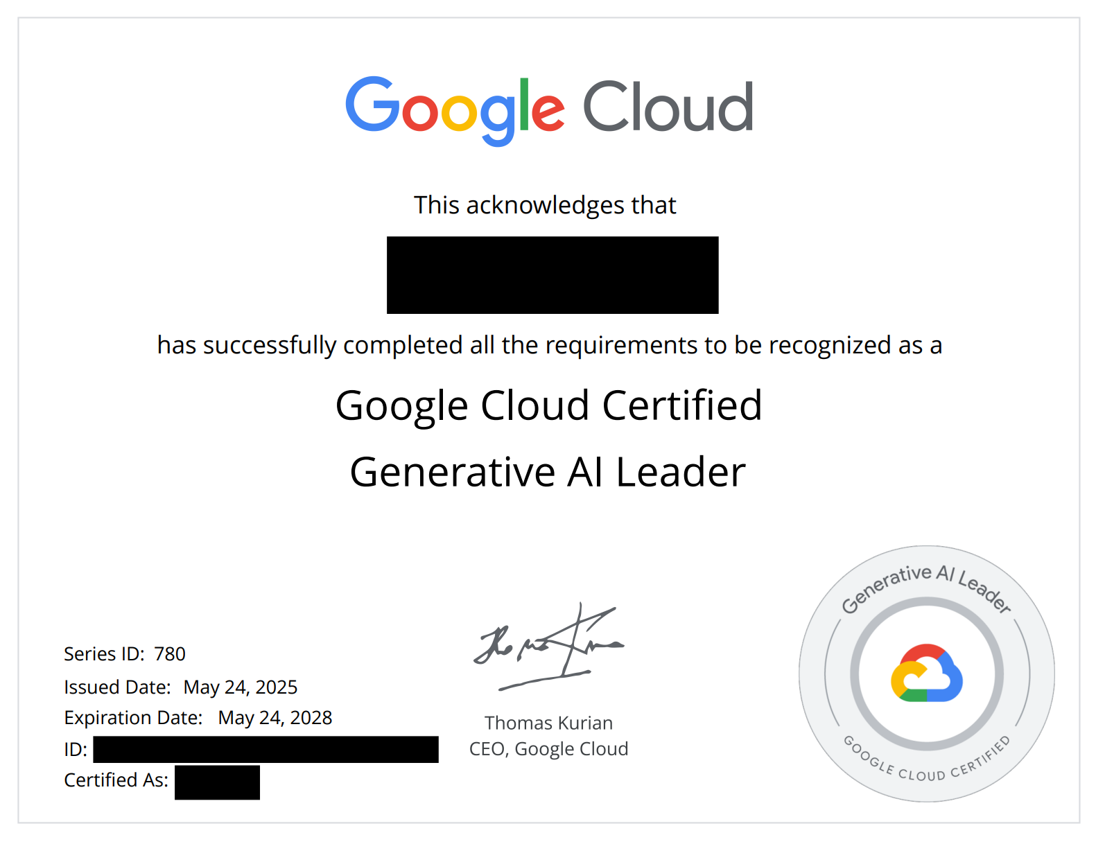 【新資格】Google CloudのGenerative AI Leaderに合格するためにやったこと #GoogleCloud - Qiita