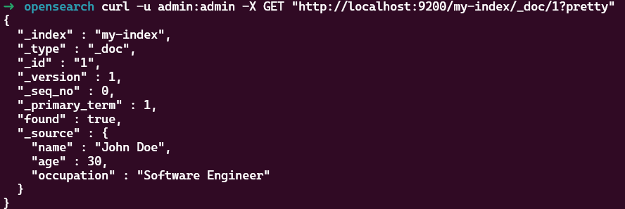 Opensearchをローカル環境で軽く使用する方法（ダッシュボードなし） #Docker - Qiita