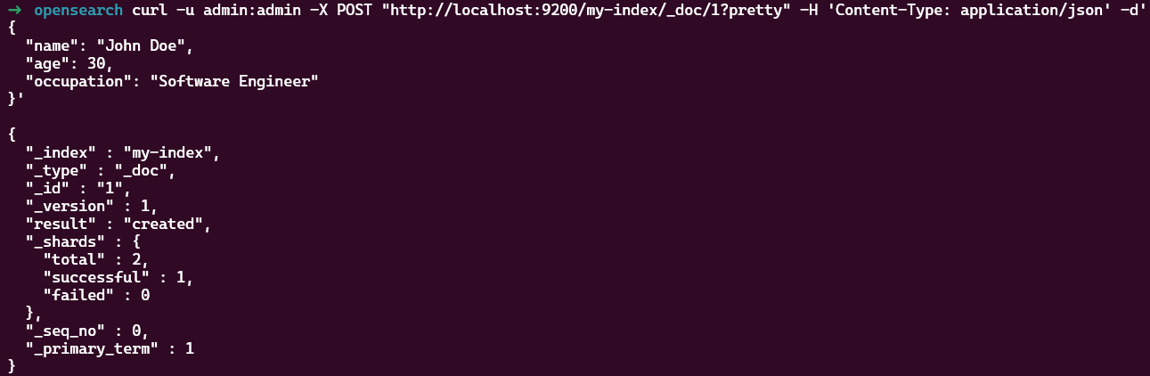 Opensearchをローカル環境で軽く使用する方法（ダッシュボードなし） #Docker - Qiita