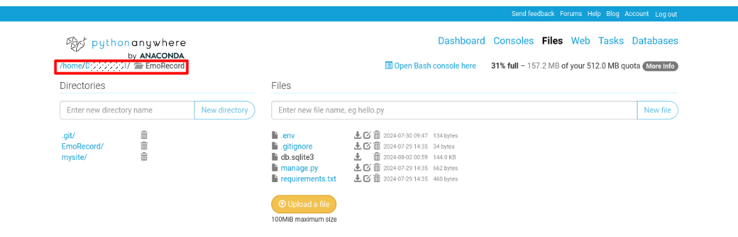 PythonAnywhereでDjangoアプリをデプロイする時の流れとコツ #初心者 - Qiita