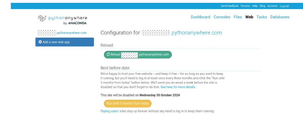PythonAnywhereでDjangoアプリをデプロイする時の流れとコツ #初心者 - Qiita