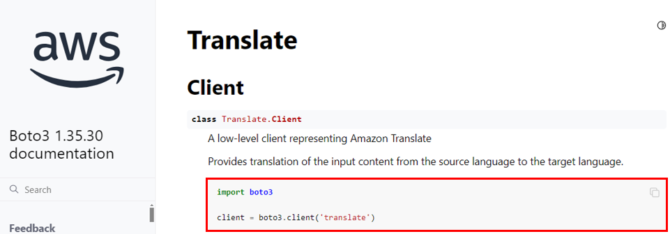 AWS LambdaからAmazon Translateを呼び出してみた #lambda - Qiita