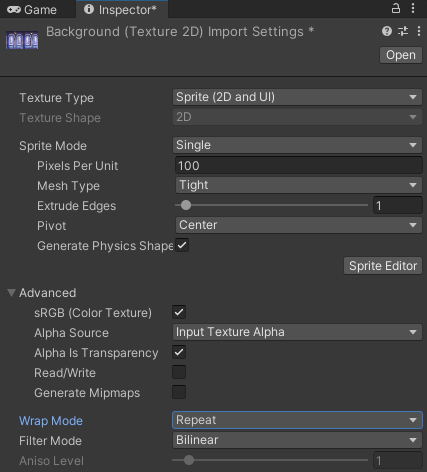 【Unity】背景をループして動かす方法(2D) #Unity - Qiita