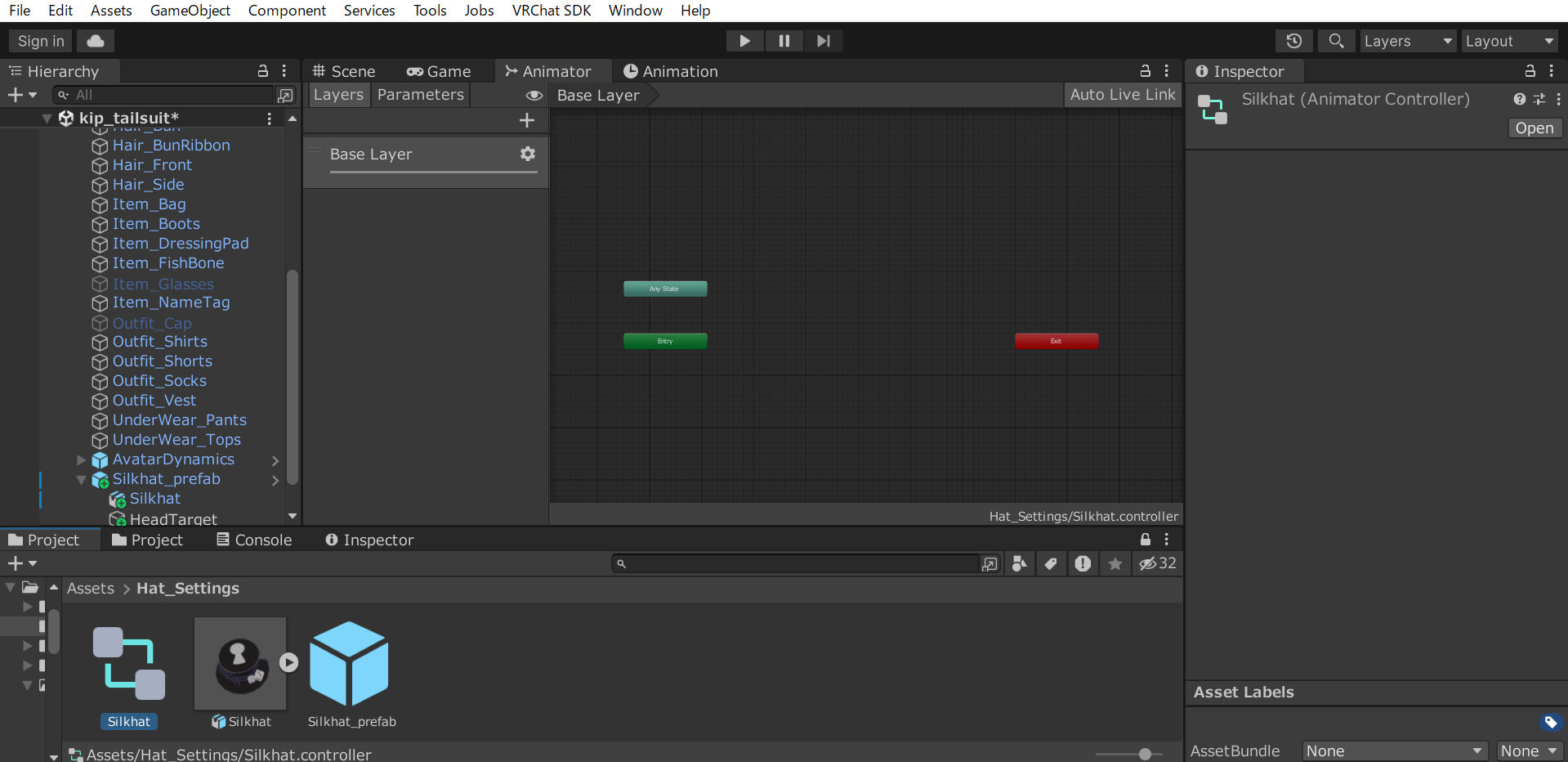 VRC Head Chopを利用して視界を遮らない帽子の持ち替えギミックを実装する #Unity - Qiita