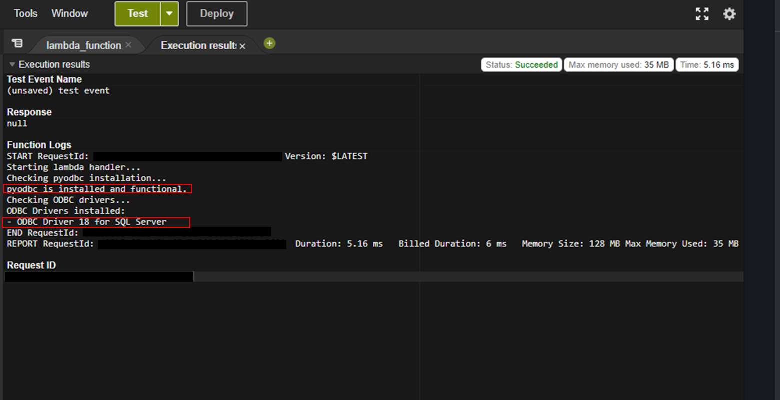 AWS Lambda(Python Runtime)でMicrosoft SQL Serverとの接続に必要なカスタムレイヤーについて #lambda - Qiita
