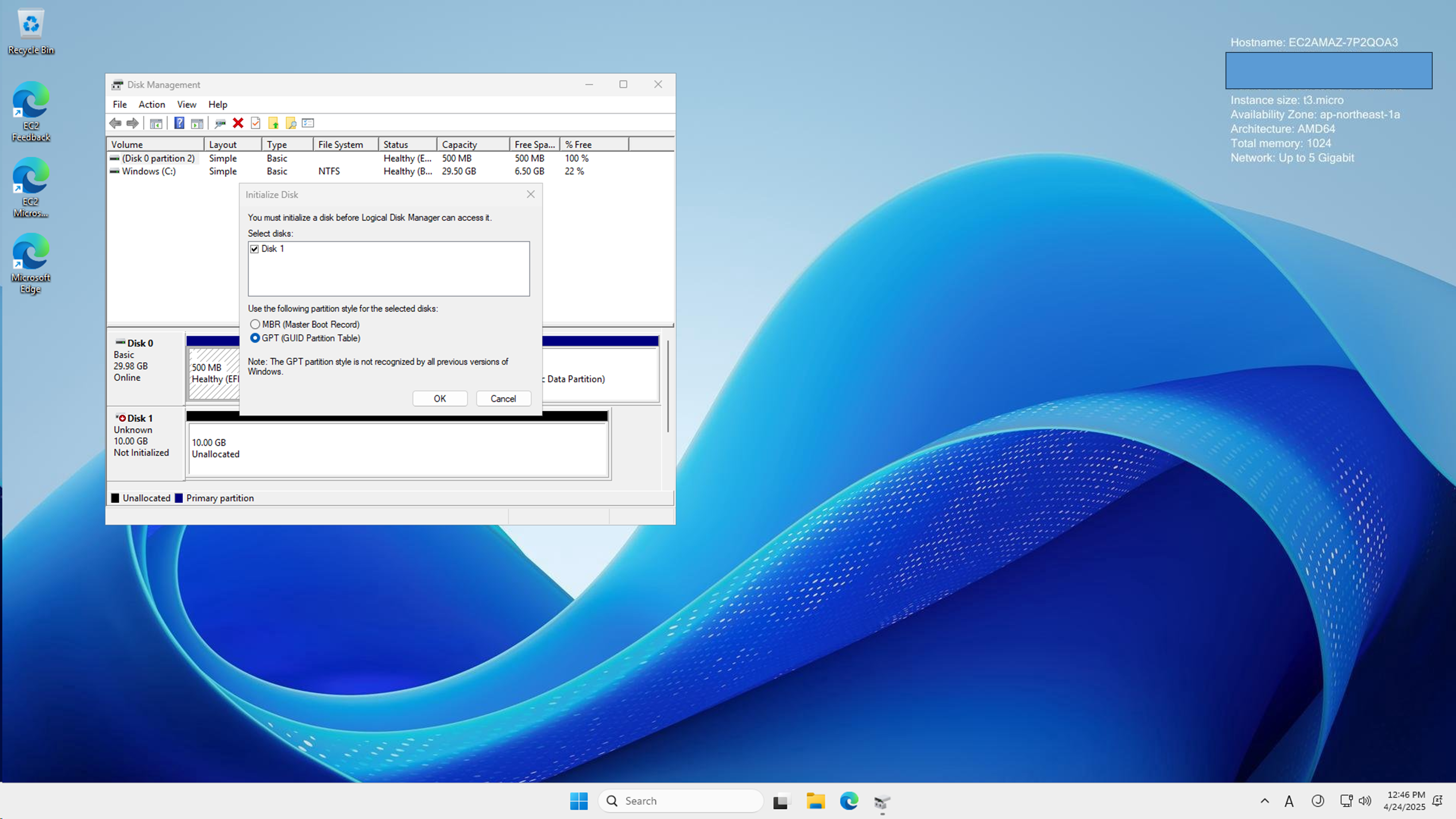 【個人的備忘】EC2にアタッチしたEBSをマウントする（Windows） #AWS - Qiita