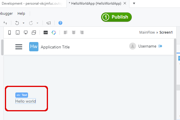 【OutSystems】アプリケーション作成からHello worldまで #outsystems - Qiita