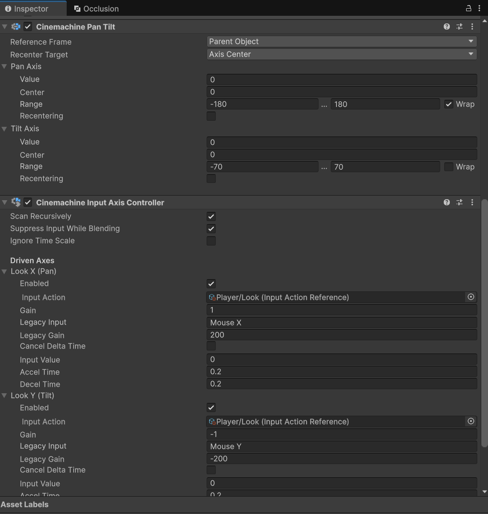 Cinemachine3.0でFPS視点を作る #Unity - Qiita