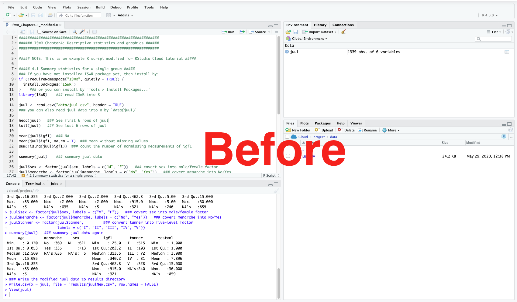 RStudio Cloud 入門 #クラウドIDE - Qiita