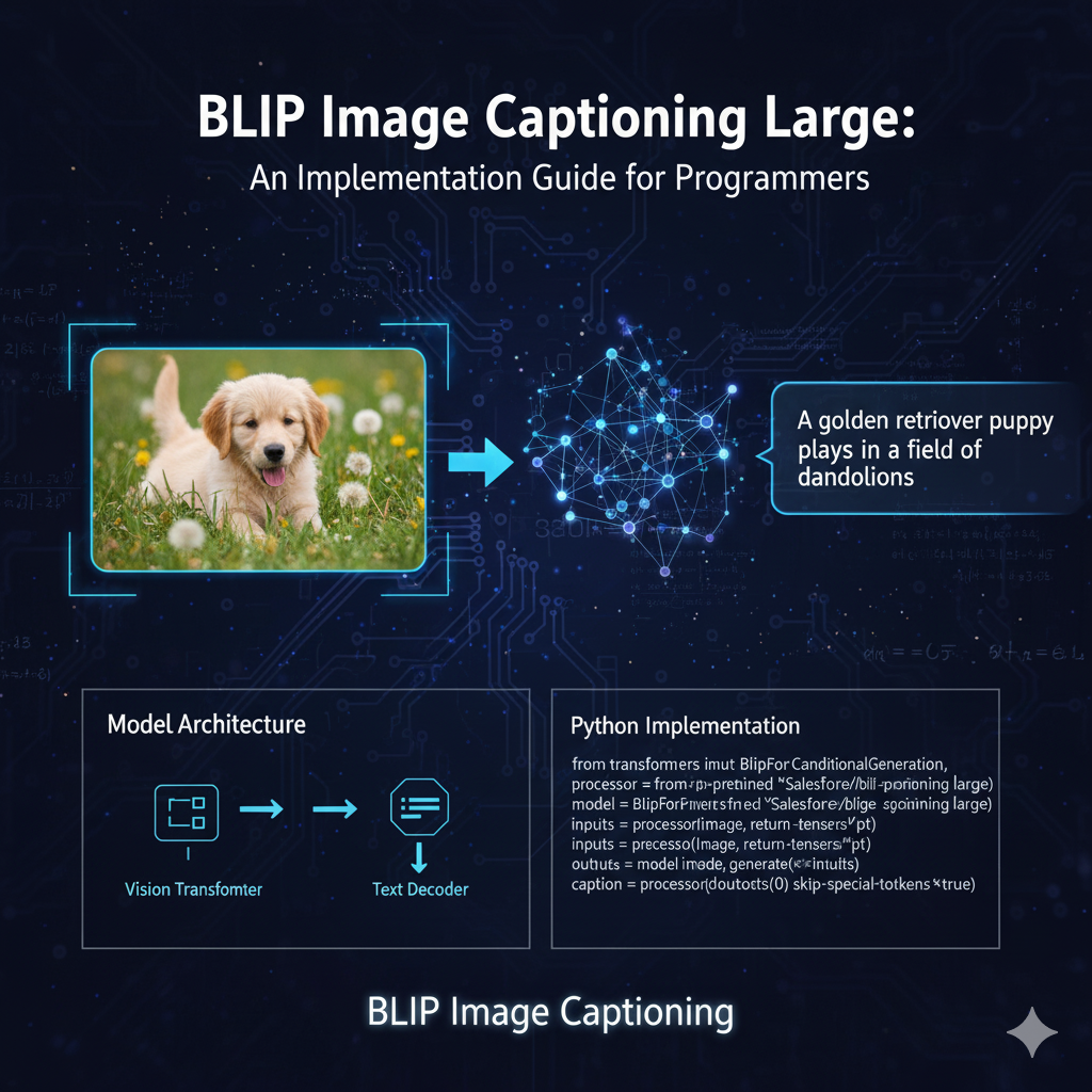 BLIP Image Captioning Large解説：プログラマーのための実装ガイド #image - Qiita