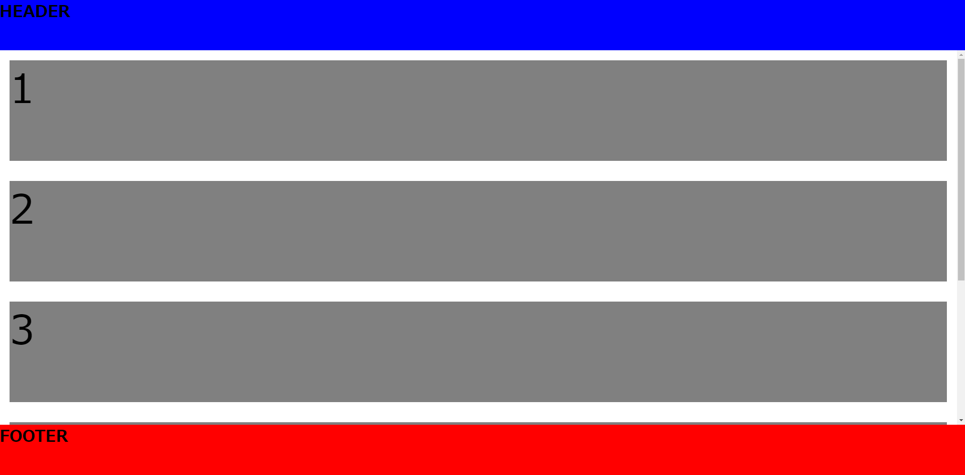 ヘッダーを除いた要素だけでスクロールさせたい【HTML CSS】 #HTML - Qiita