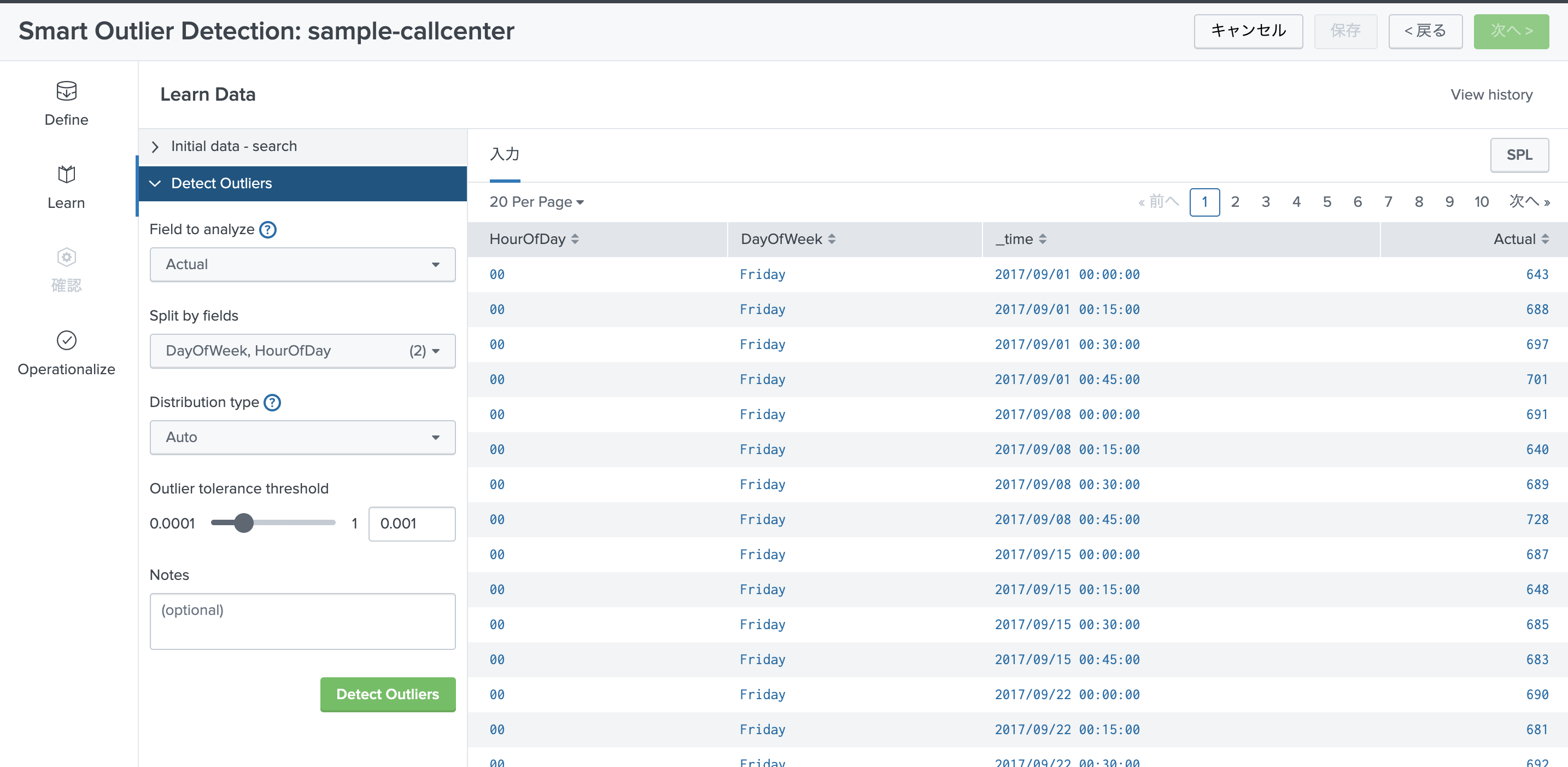 Splunk MLTK Smart Outlier Detection Assistant について #MachineLearning - Qiita