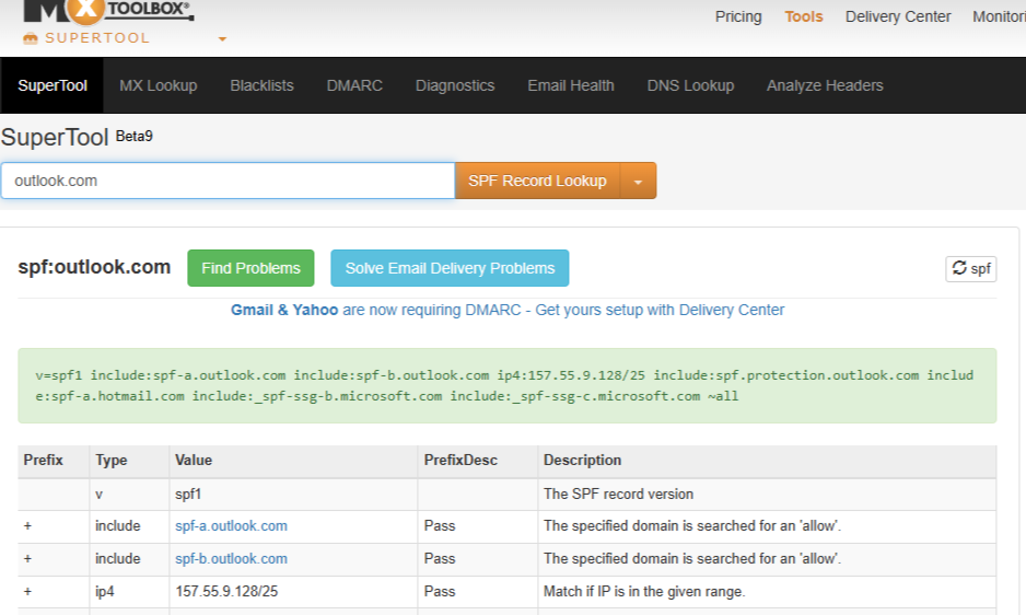 [Q&A] outlookでspfの設定をする方法を教えてください - Qiita