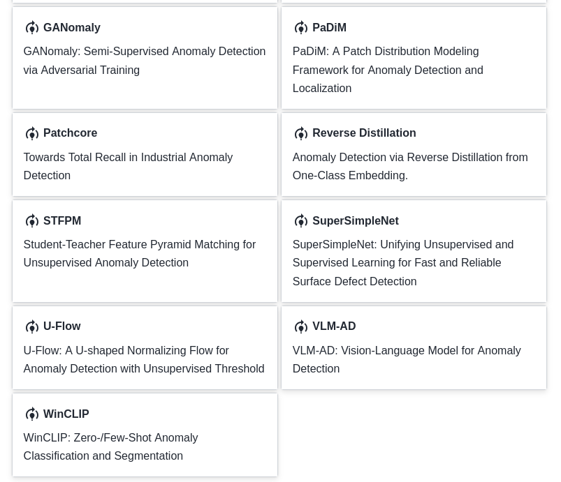Anomalibまとめ #Python - Qiita