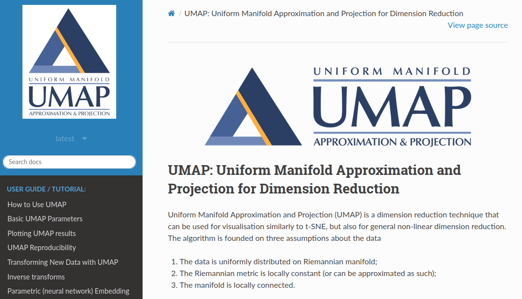 UMAP(Uniform Manifold Approximation and Projection)の論文と実装の確認 #Python ...
