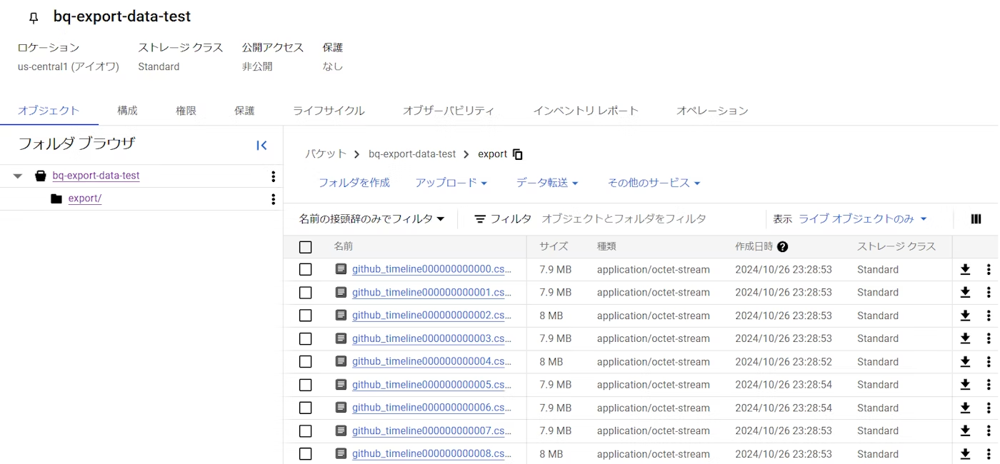 BigQueryで1GBを超えるデータを1ファイルに出力する #Python - Qiita