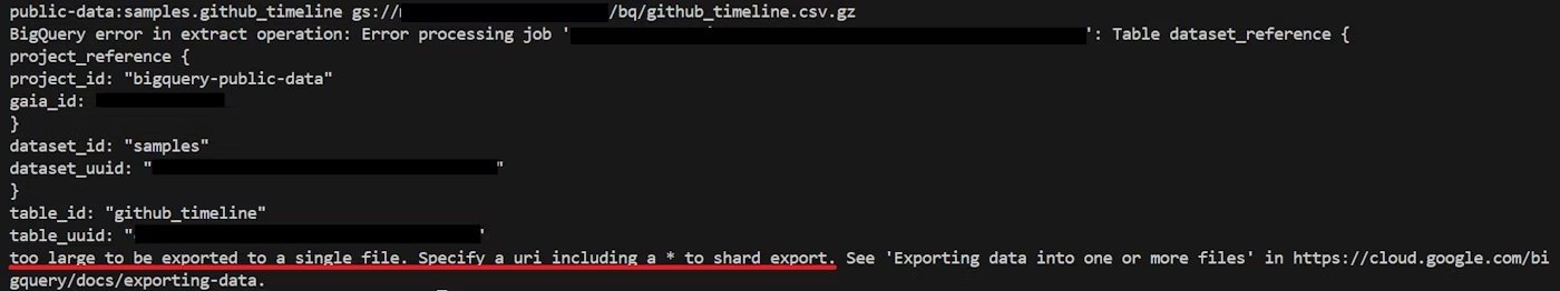BigQueryで1GBを超えるデータを1ファイルに出力する #Python - Qiita