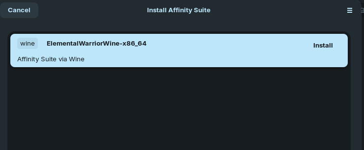 LinuxにAffinityをインストールする #affinity - Qiita