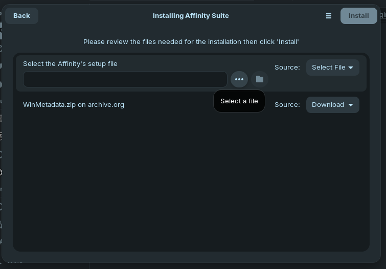 LinuxにAffinityをインストールする #affinity - Qiita