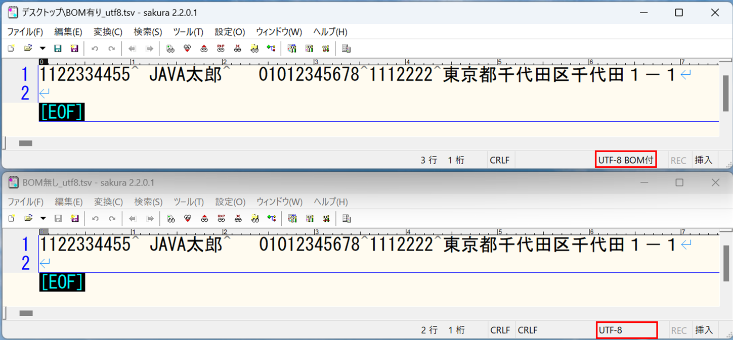 【Java 入門】BOM付き/無しのUTF-8のテキストファイルのイメージ・扱い方 #CSV - Qiita